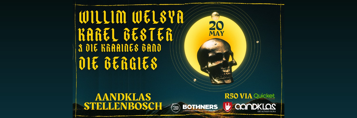 Book tickets for Willim Welsyn, Karel Bester & Die Kraaines Band, Die ...