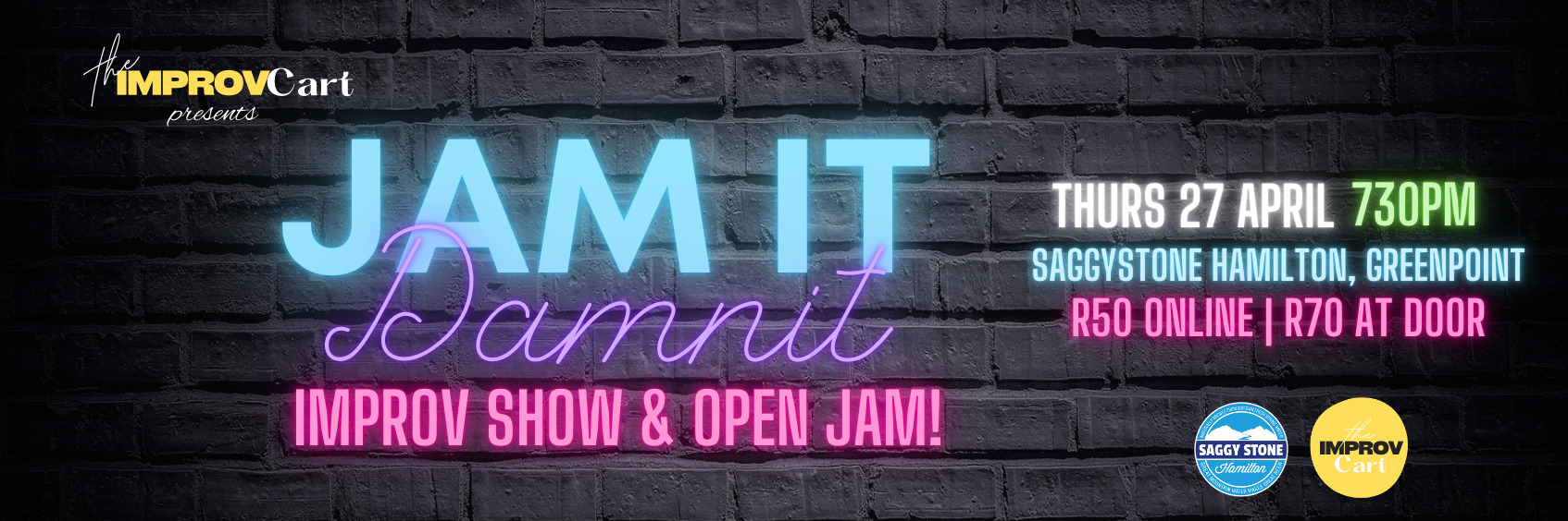 Book tickets for Jam It Damnit Improv Show & Jam