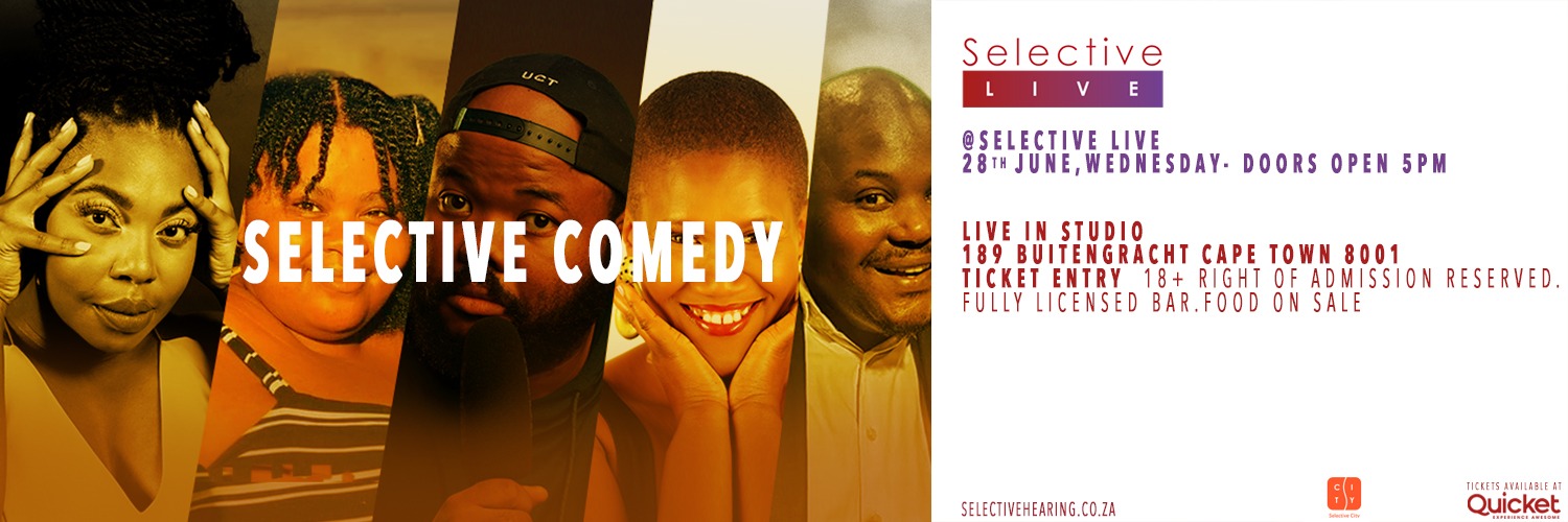 Book tickets for Selective Comedy at Selective Live