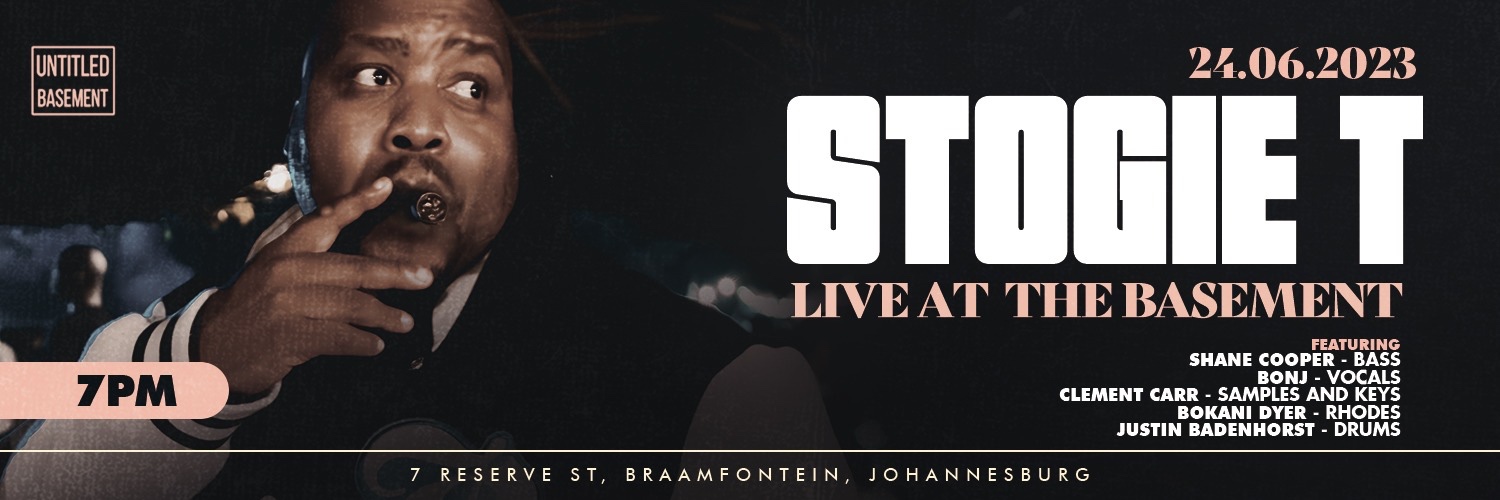 Book tickets for STOGIE T Live at the Basement