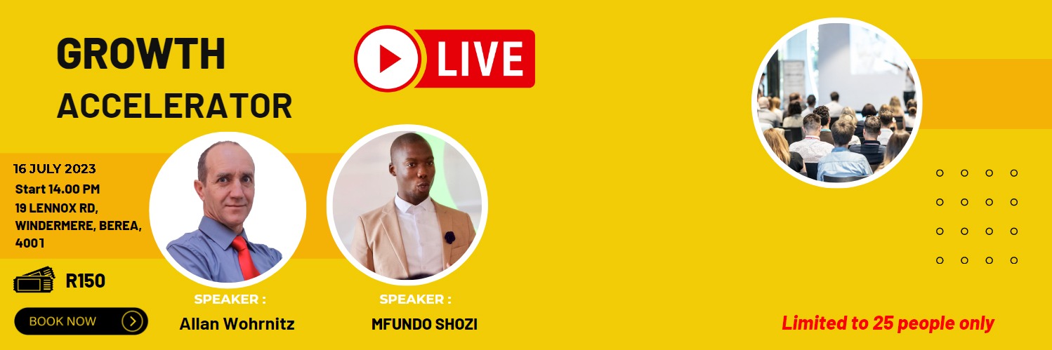 Book tickets for Growth Accelerator Workshop - Durban