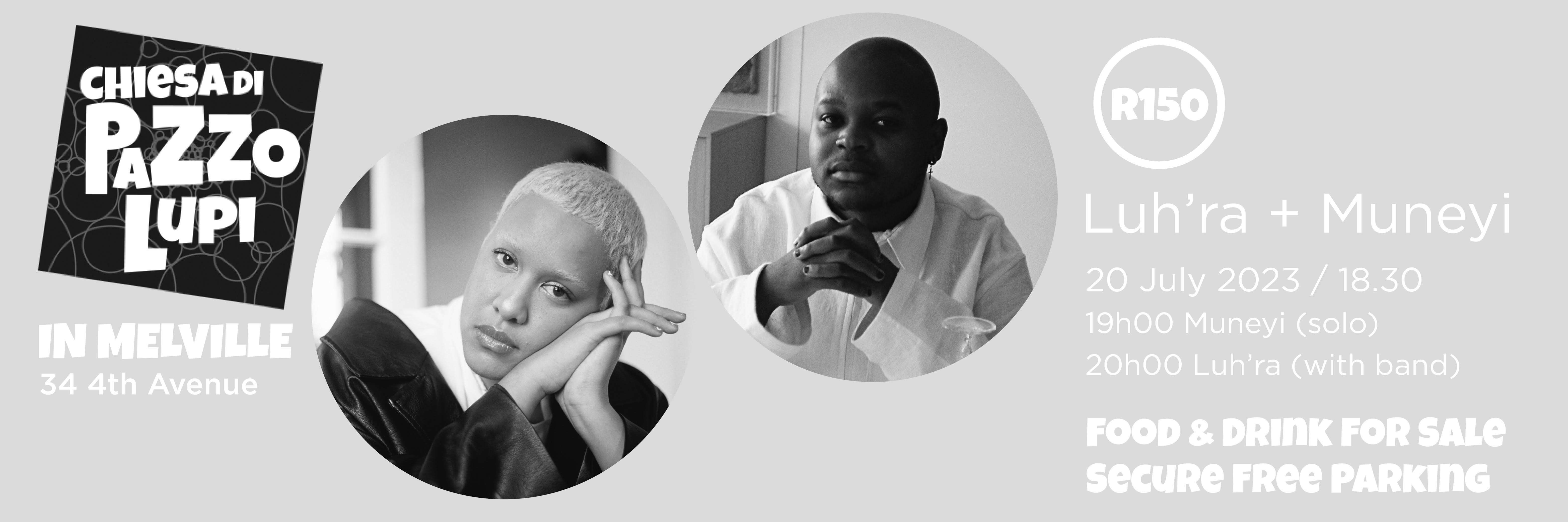 Book tickets for Luh'ra & Muneyi