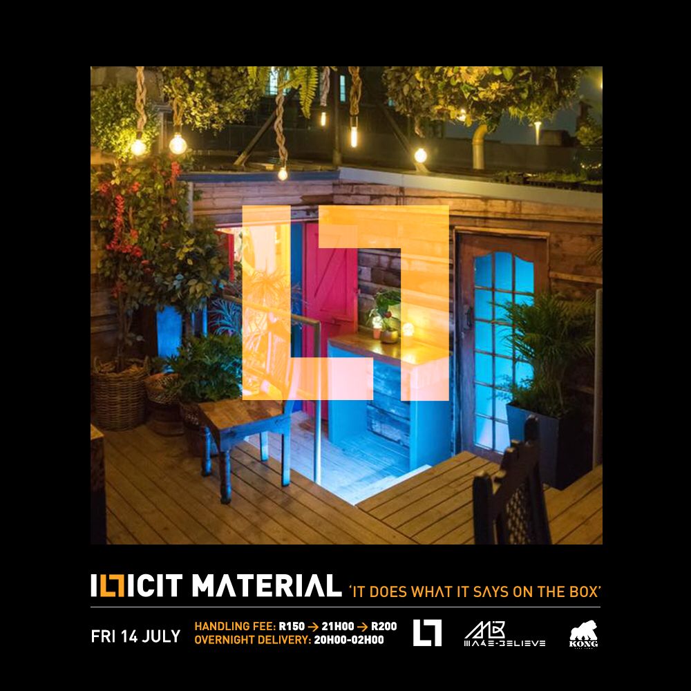 Book tickets for Make-Believe presents ILLICIT MATERIAL / 'It Does What ...