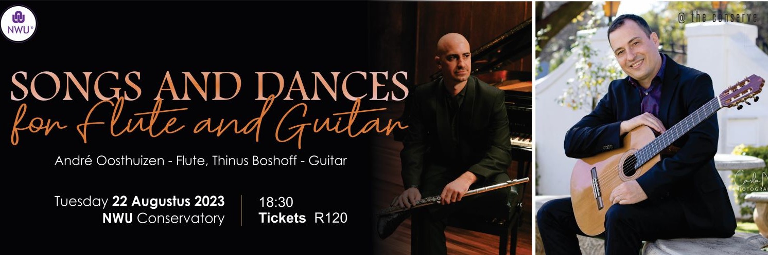 Book tickets for Songs and Dances for Flute and Guitar