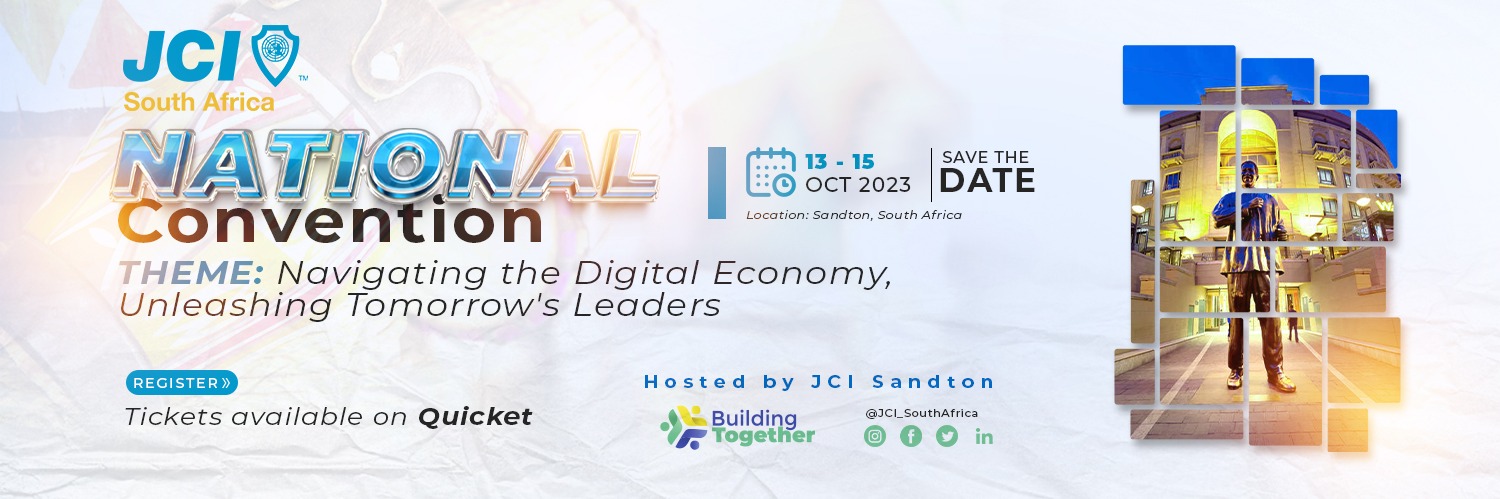 Book tickets for 2023 JCI South Africa National Convention