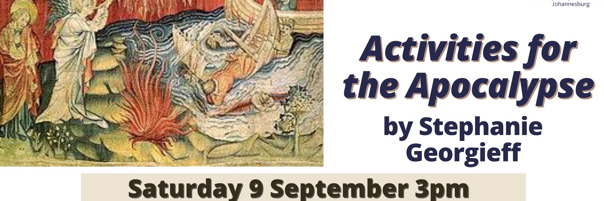 Book tickets for TALK: Activities for the Apocalypse
