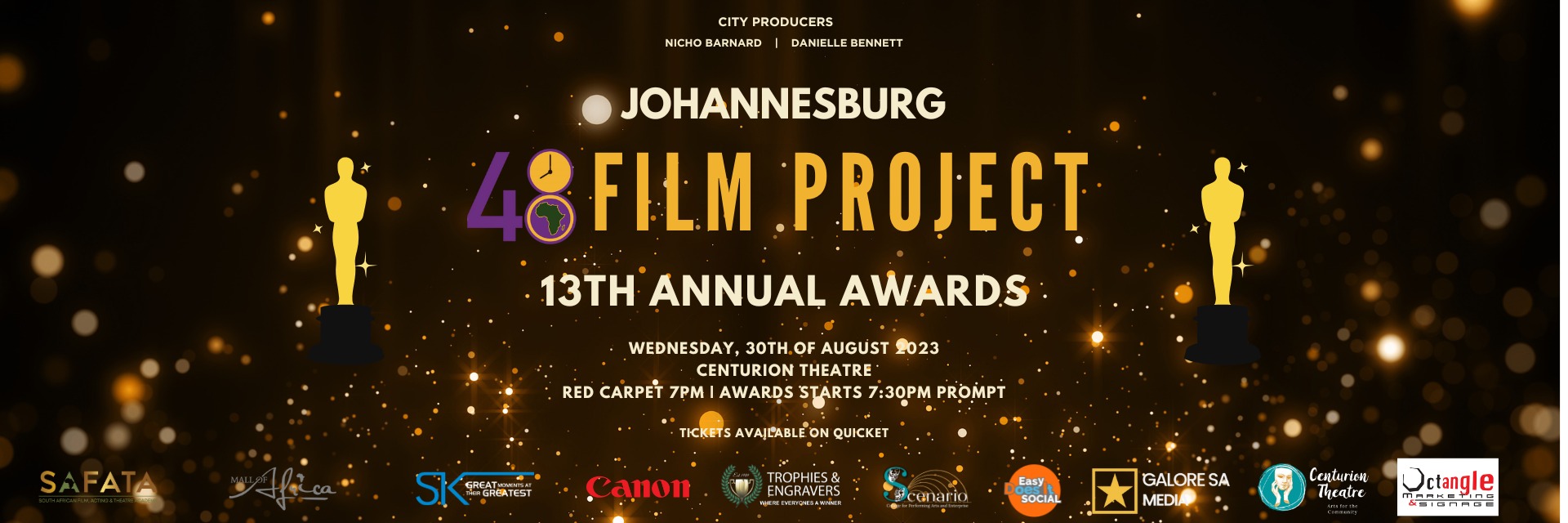 Book tickets for Johannesburg 48 Hour Film Project - 13th Annual Awards