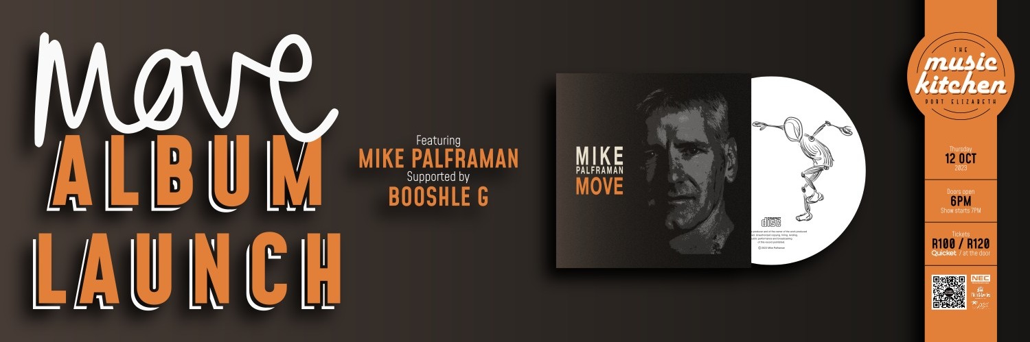 Book tickets for Mike Palframan - MOVE album launch Thurs 12th Oct 2023