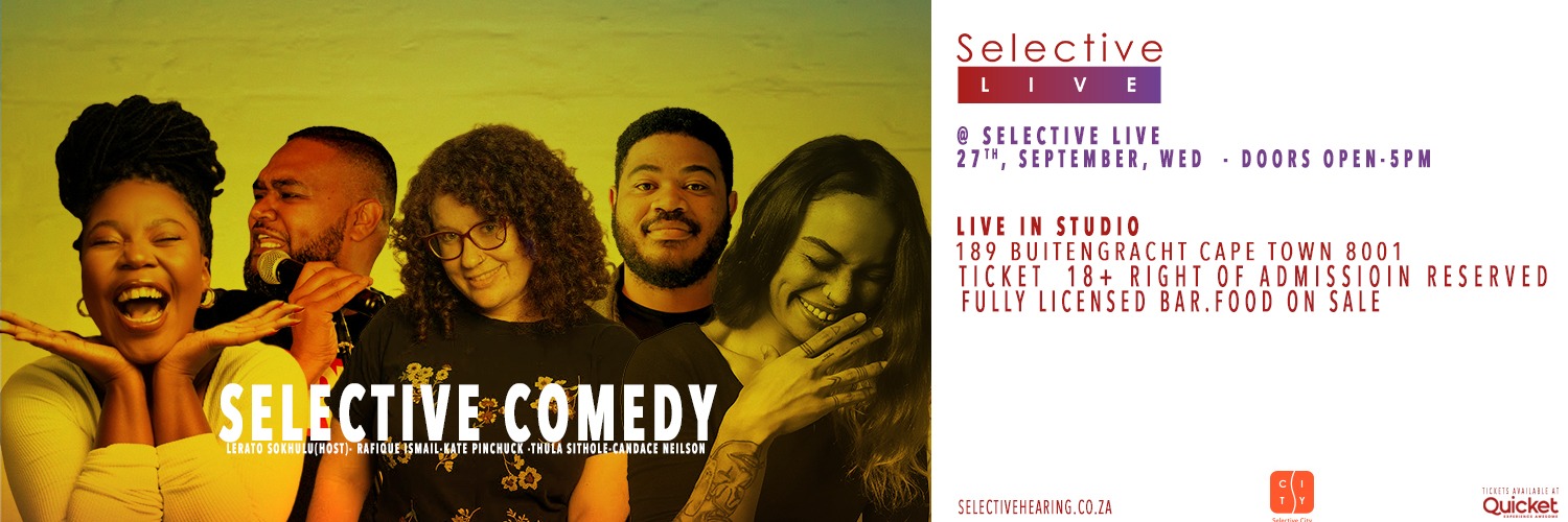 Book tickets for Selective Comedy at Selective Live