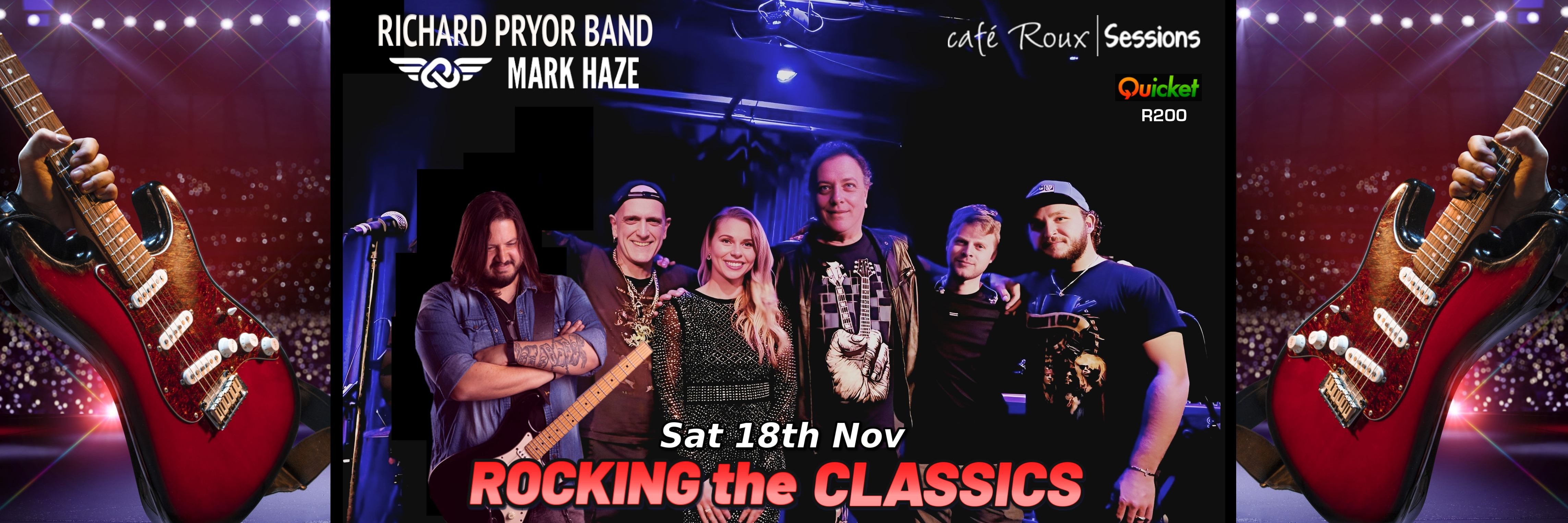 Book tickets for Rocking The Classics - Richard Pryor Band & Mark Haze