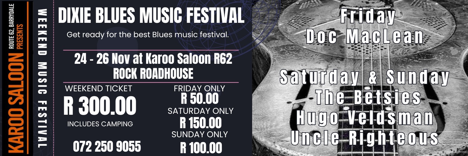 Book tickets for Dixie Blues Festival