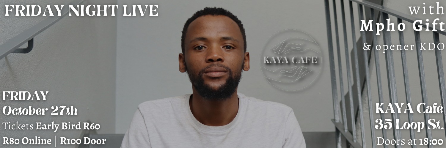 Book tickets for Friday Night Live with Mpho Gift