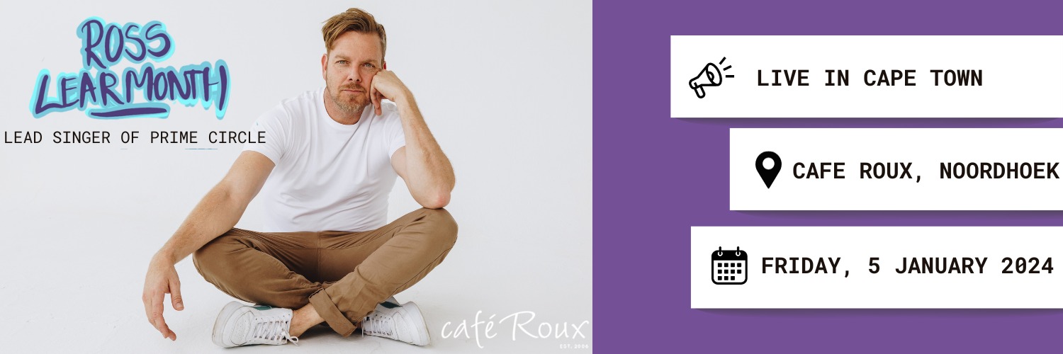 Book tickets for Ross Learmonth - a Golden Circle Outside show!