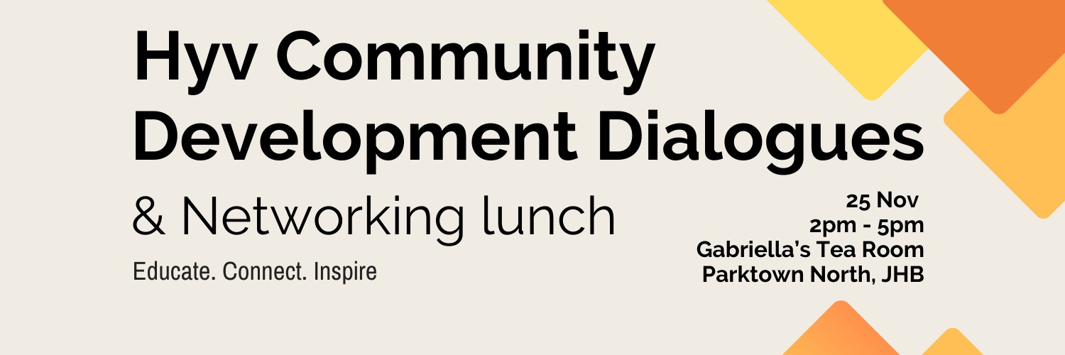 Book tickets for Hyv Development Dialogues & Networking Lunch