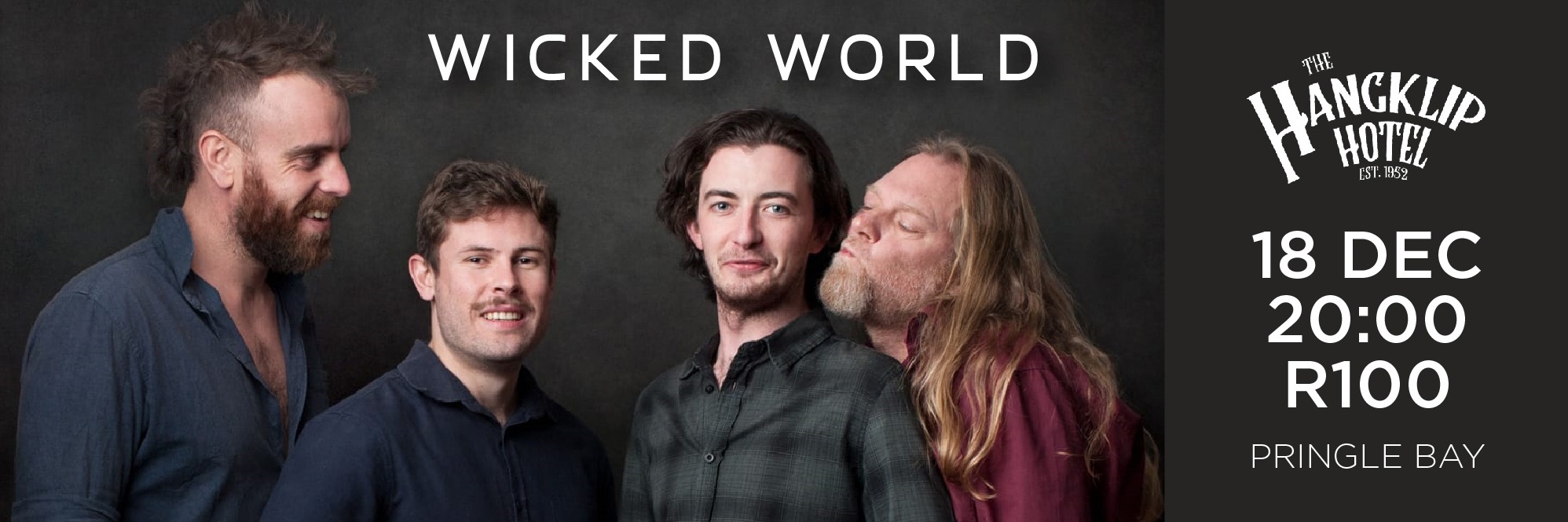 Book tickets for Wicked World @ The Hangklip Hotel! Let's get Wicked!