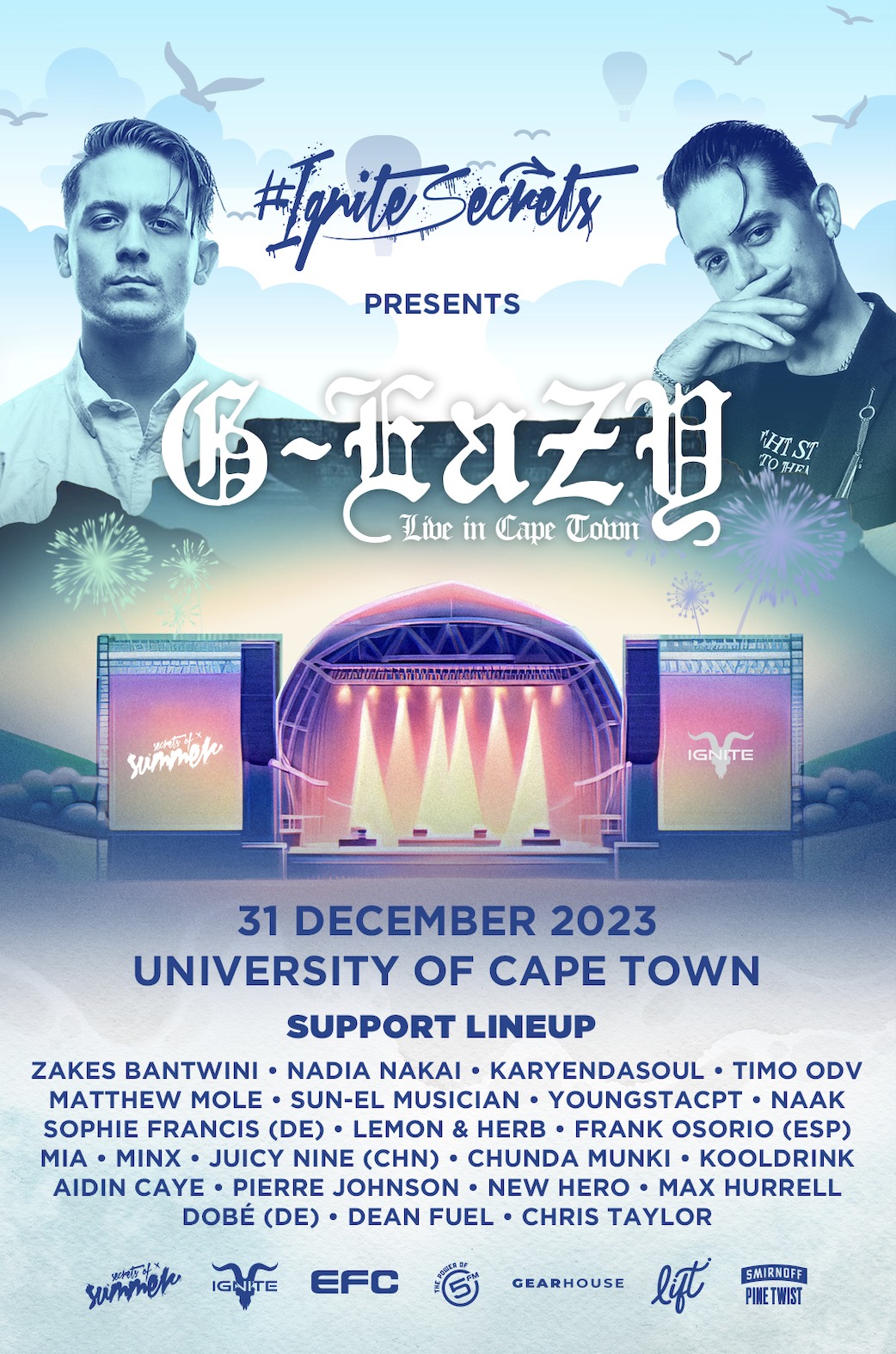 Book tickets for G-Eazy LIVE in Cape Town at Ignite Secrets of Summer ...