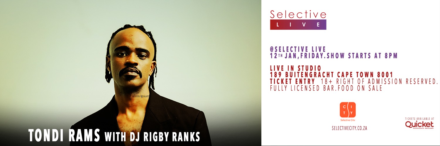 Book tickets for Tales of the Heart with Tondi Rams and Dj Rigby Ranks