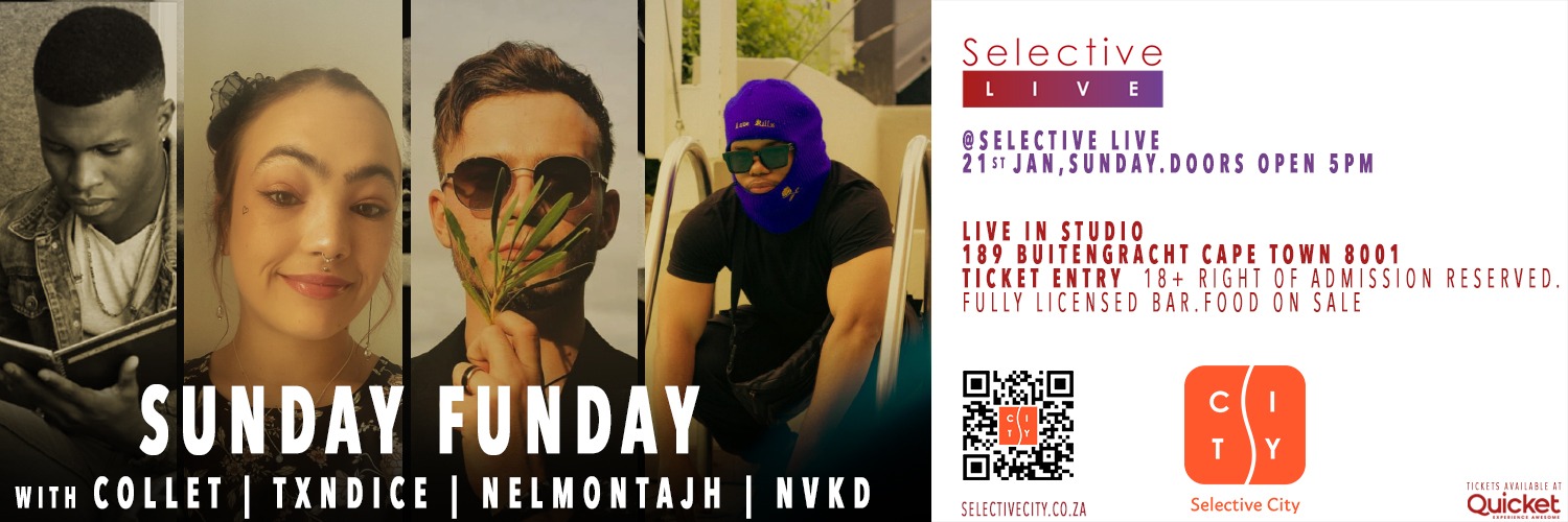 Book tickets for Sunday Funday at Selective Live