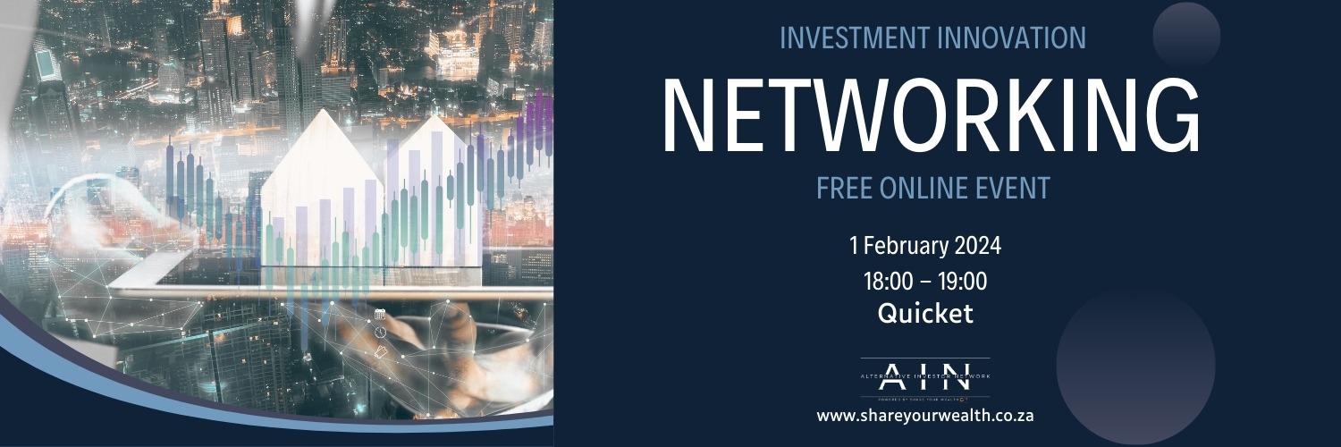 Book tickets for Complimentary Investment Innovation Networking Event