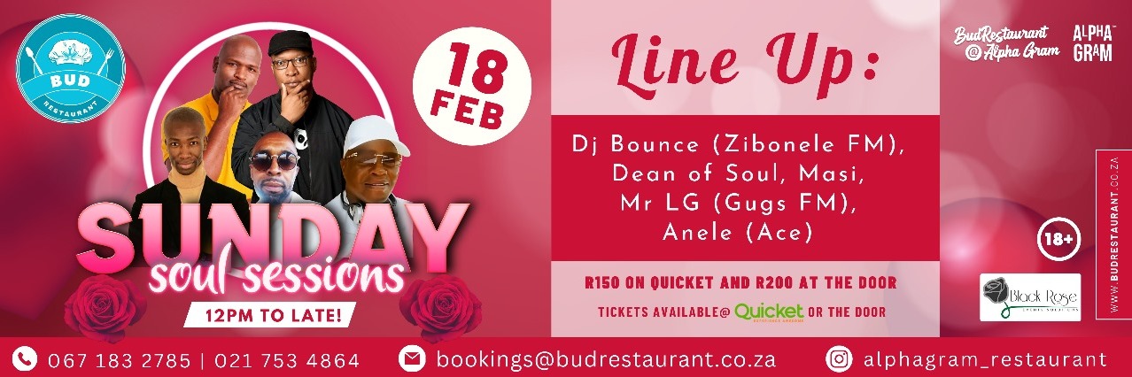 Book tickets for Sunday Soul Sessions with 5 DJs - 12PM to late Sunday ...