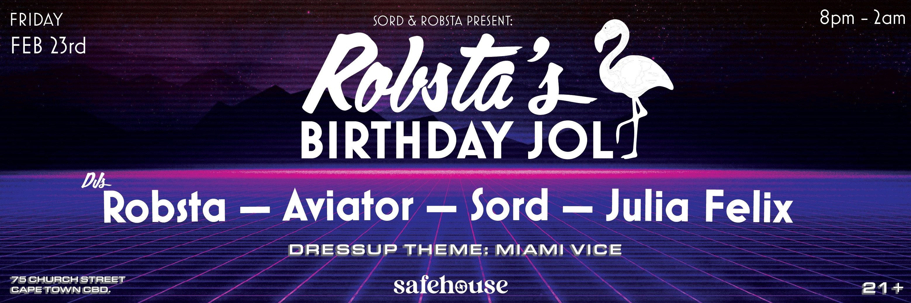 Book tickets for ROBSTA'S BIRTHDAY JOL