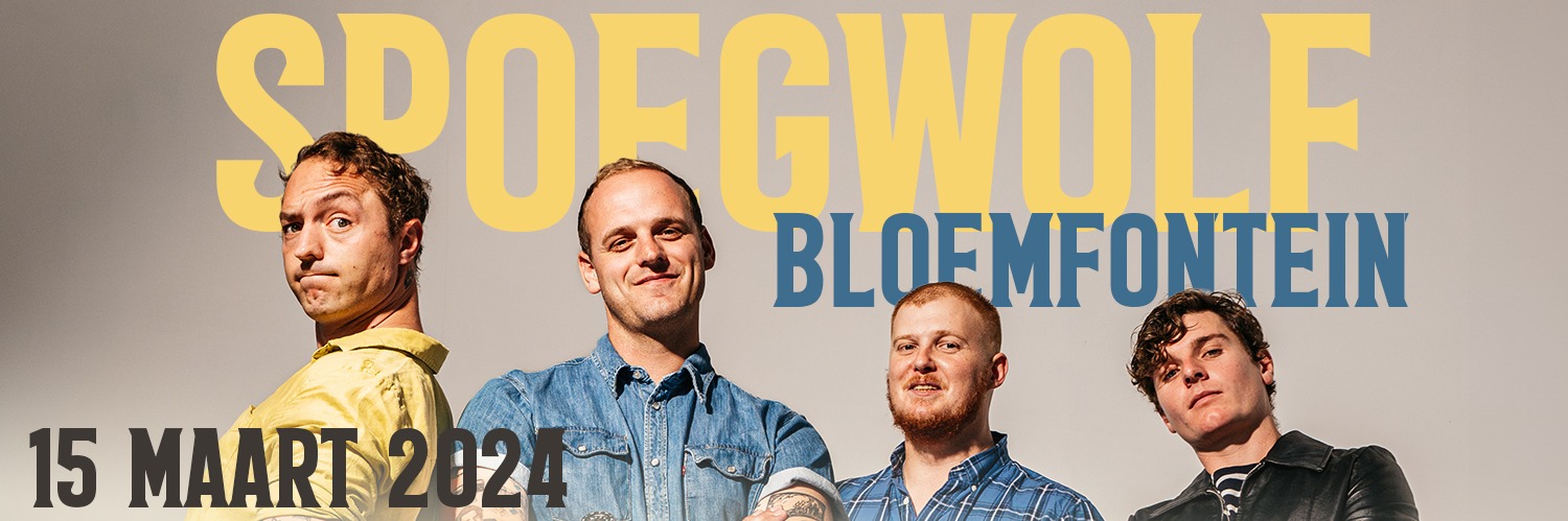 Book tickets for Spoegwolf live in Bloemfontein