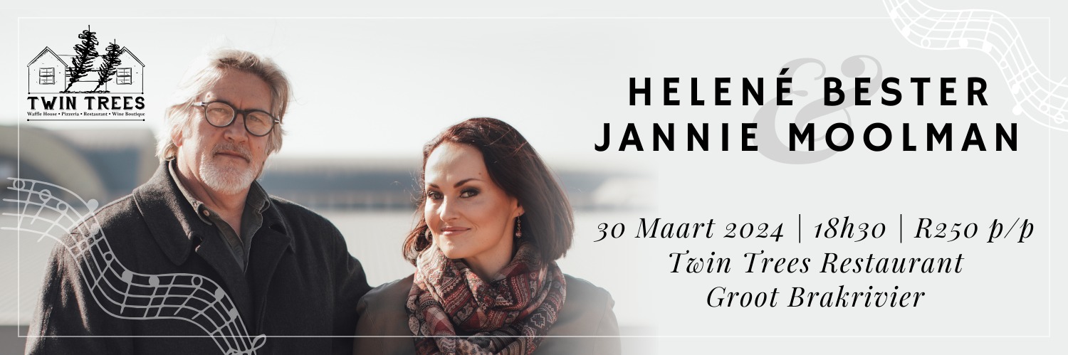 Book tickets for Helené Bester en Jannie Moolman
