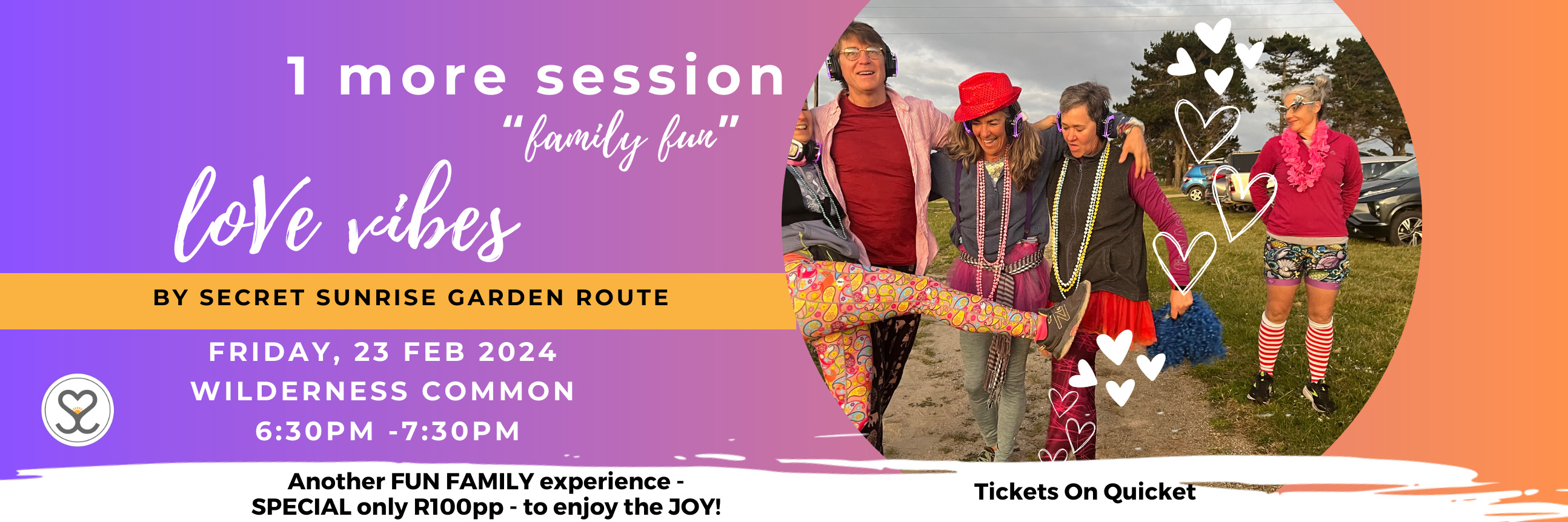 Book tickets for Secret Sunset - Love Vibes - tickets for 23rd Feb