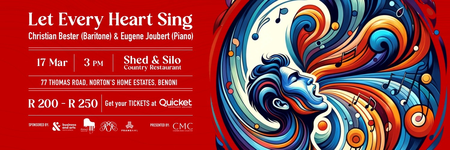 Book tickets for Let Every Heart Sing - A Song Recital by Christian ...