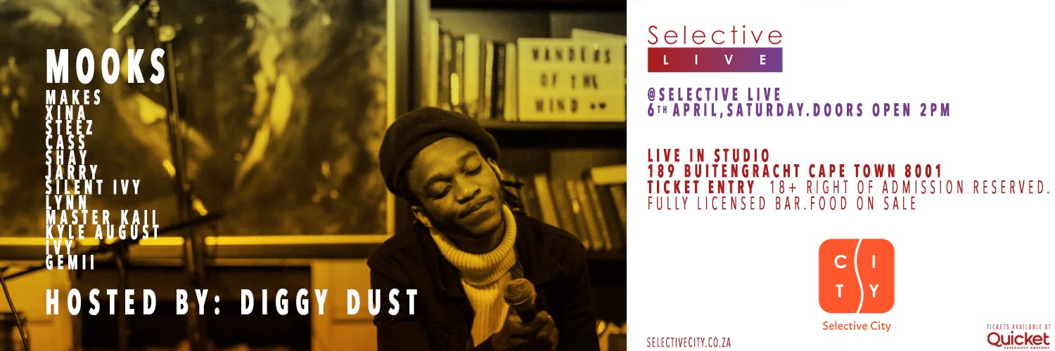 Book tickets for Mooks live at Selective live