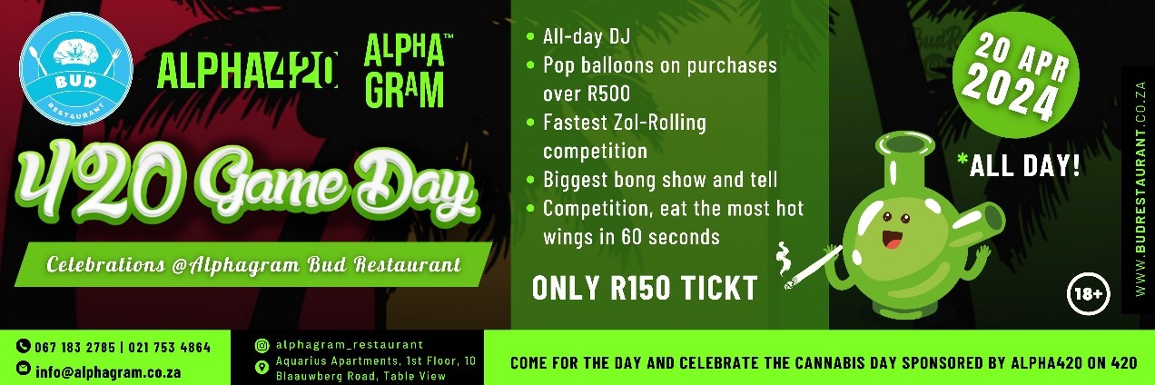 Book tickets for 420 Games Day - Celebrate 420 at Bud Restaurant ...