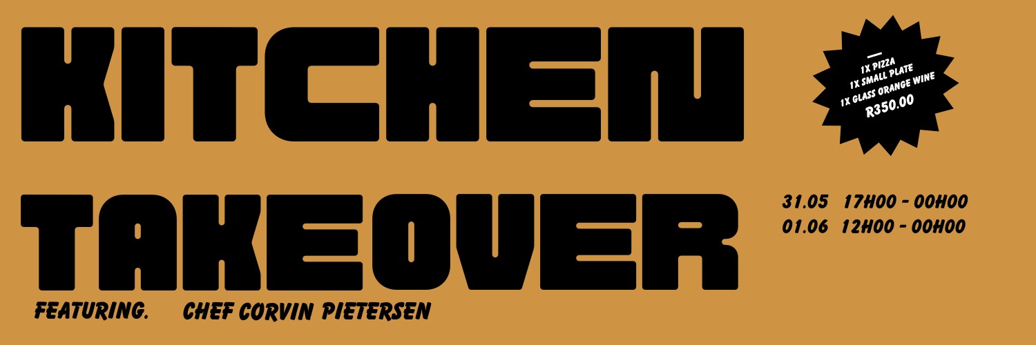 Book tickets for Kitchen Takeover: Featuring Chef Corvin Pietersen