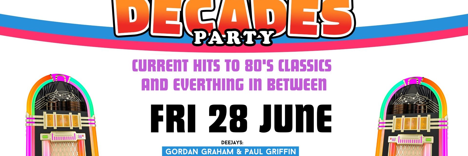 Book tickets for Decades Party at Bay Collective - Friday 28 June