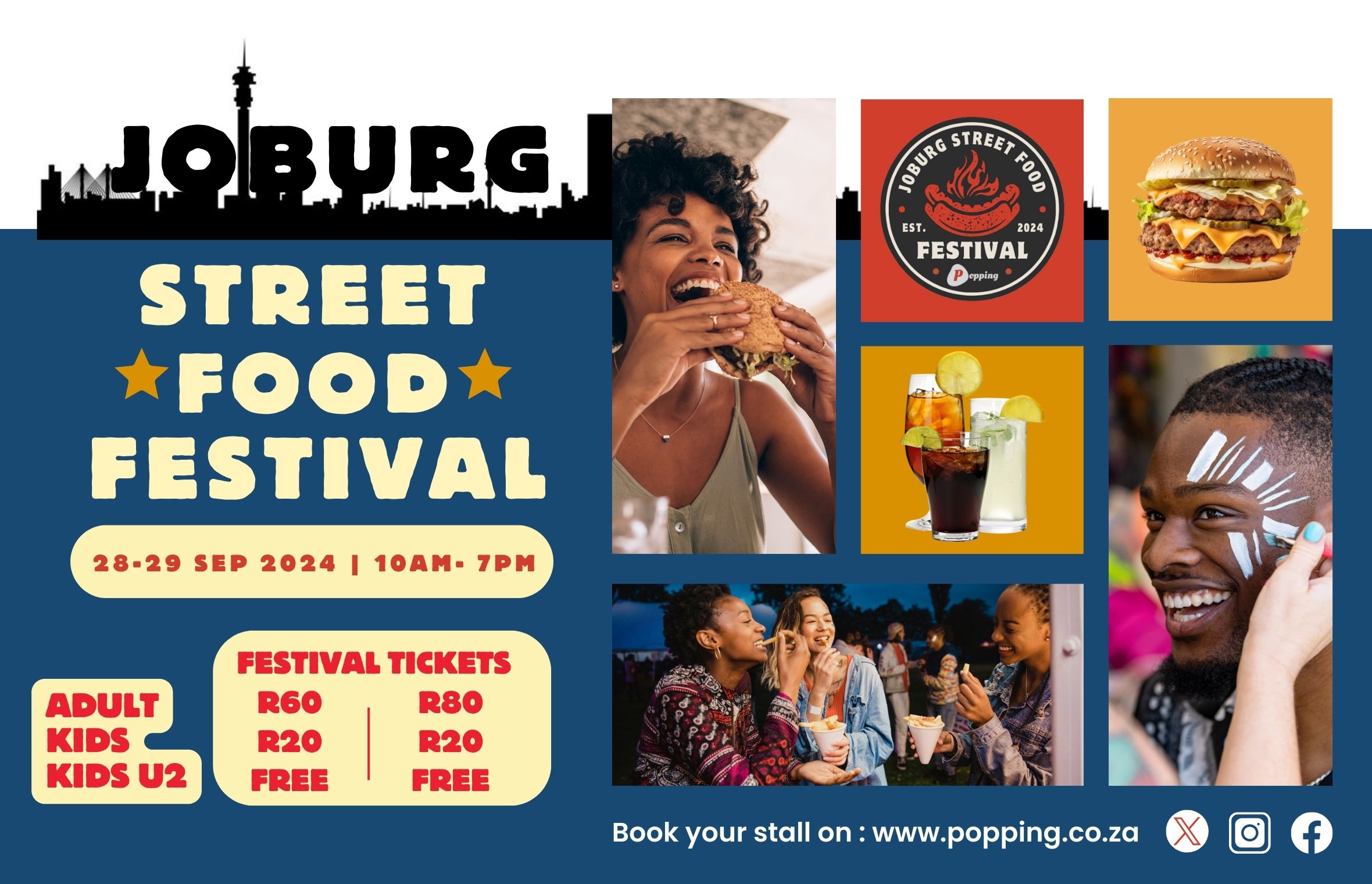 Book tickets for Joburg Street Food Festival - 2024