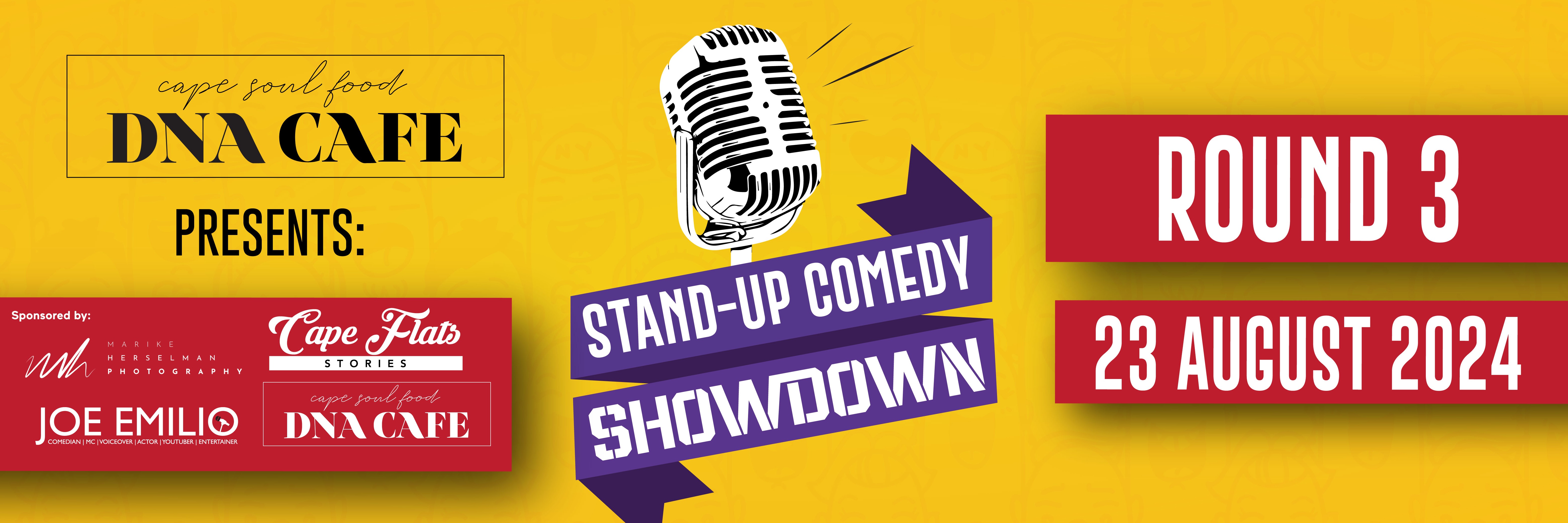 Book tickets for DNA Café’s Stand-up Comedy Showdown | 2024 | Round 3