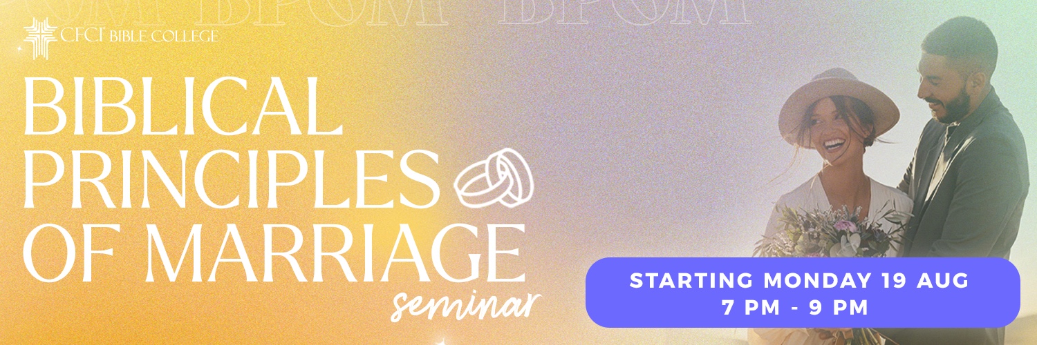 Book tickets for Biblical Principles of Marriage
