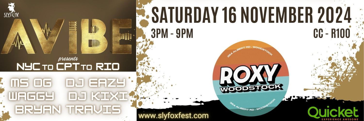 Book tickets for SlyFox Fest Cape Town Pop Up