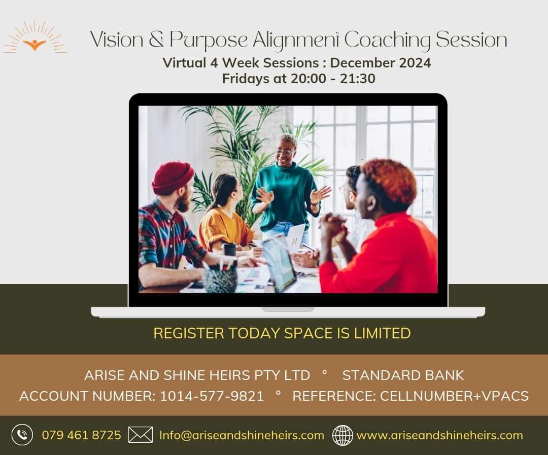 Book tickets for Vision And Purpose Alignment Coaching Session