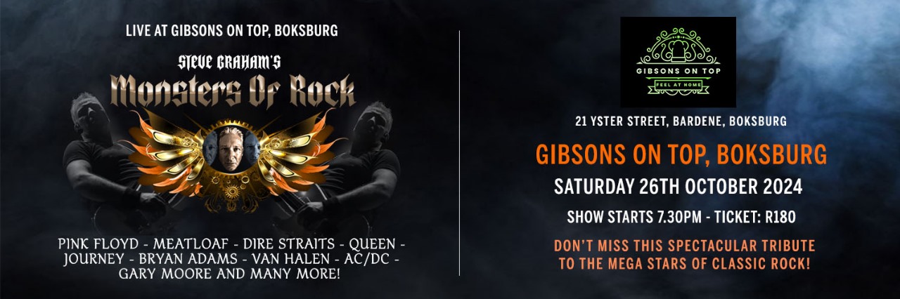 Book tickets for Steve Graham's Monsters of Rock show - Tribute to the ...