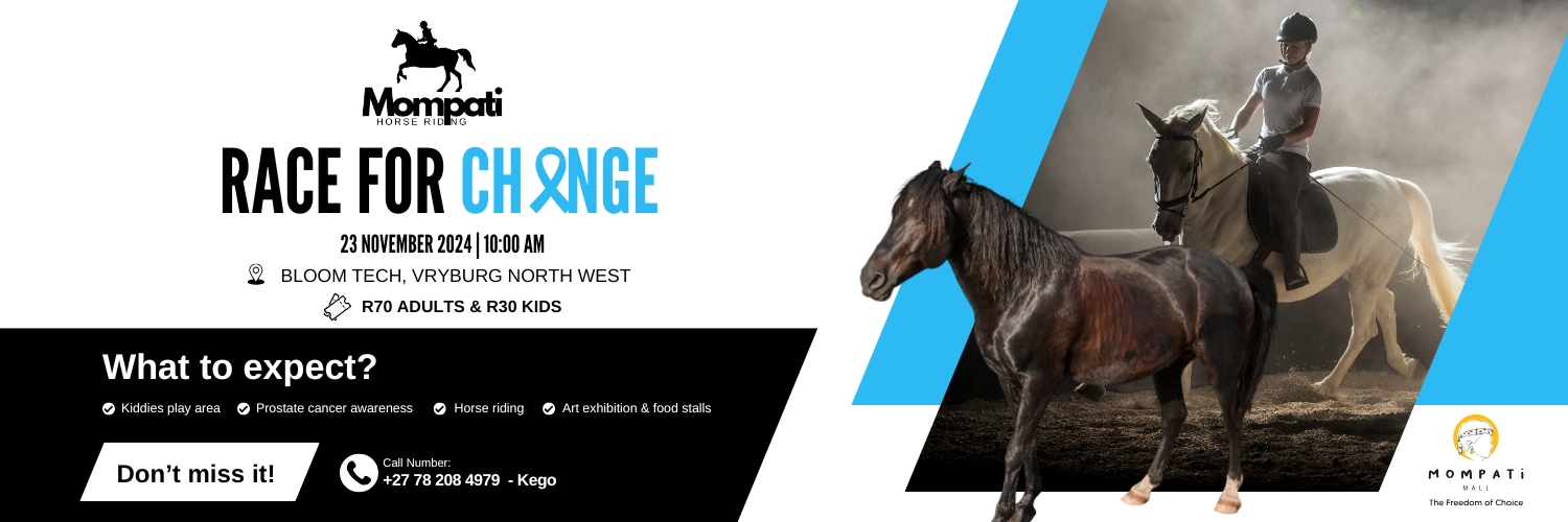 Book tickets for Mompati Horse Ride for Change