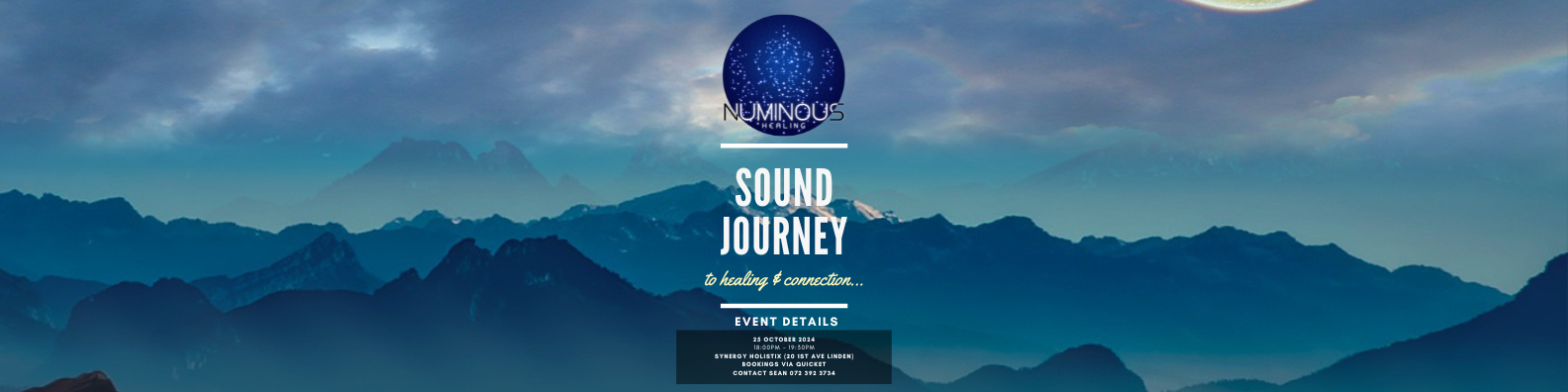 Book tickets for Numinous Healing Sound Healing