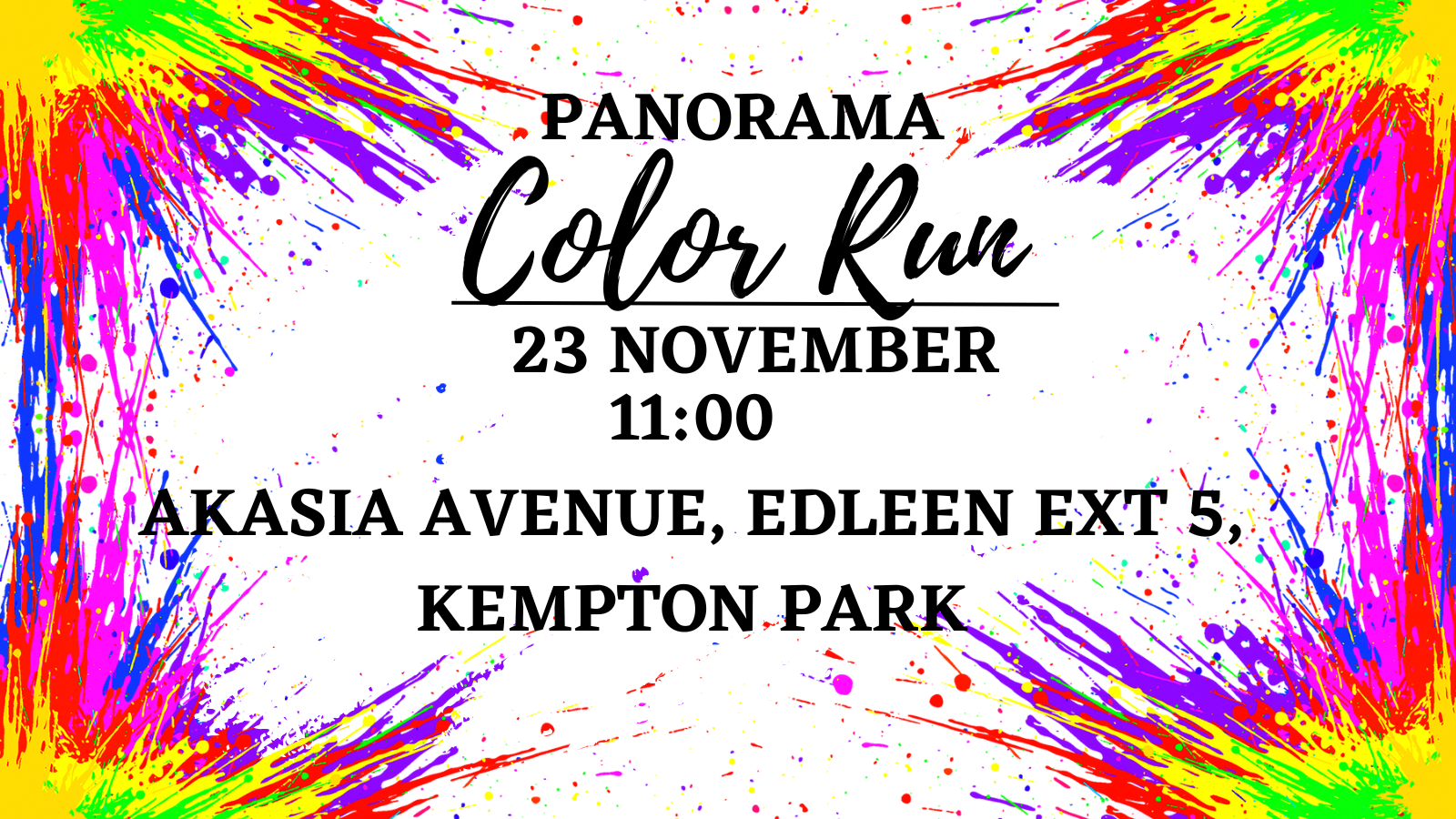 Book tickets for Panorama Market Color Run