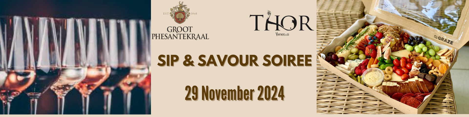 Book tickets for Sip & Savour Soirée in support of UK Sports Tour
