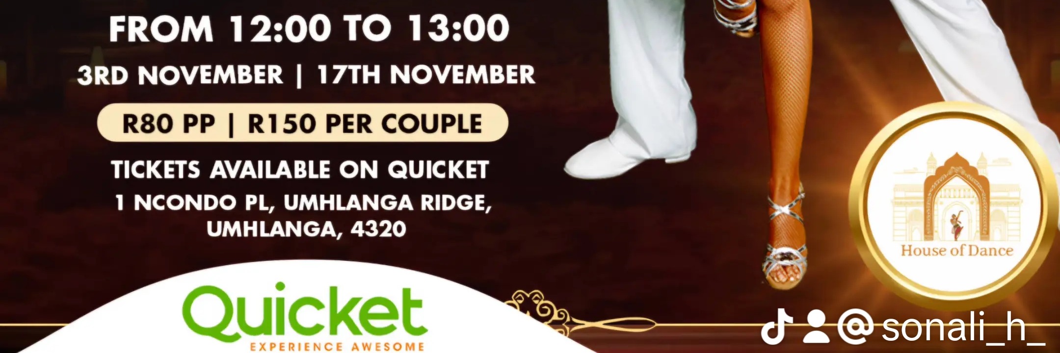 Book tickets for Legacy Yard Salsa Class