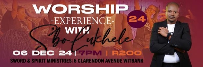 Book tickets for Worship Experience with S’bo Lukhele