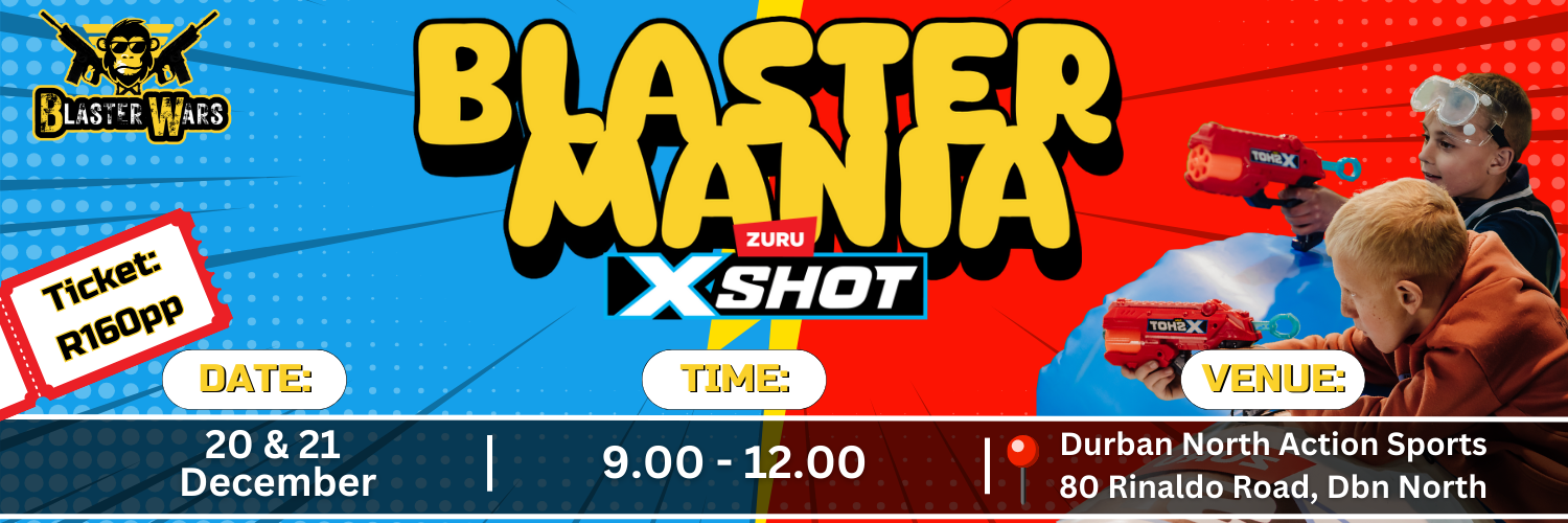 Book tickets for Blaster Mania Holiday Fun Day