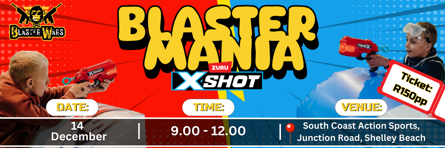 Book tickets for Blaster Mania Holiday Fun Day - South Coast