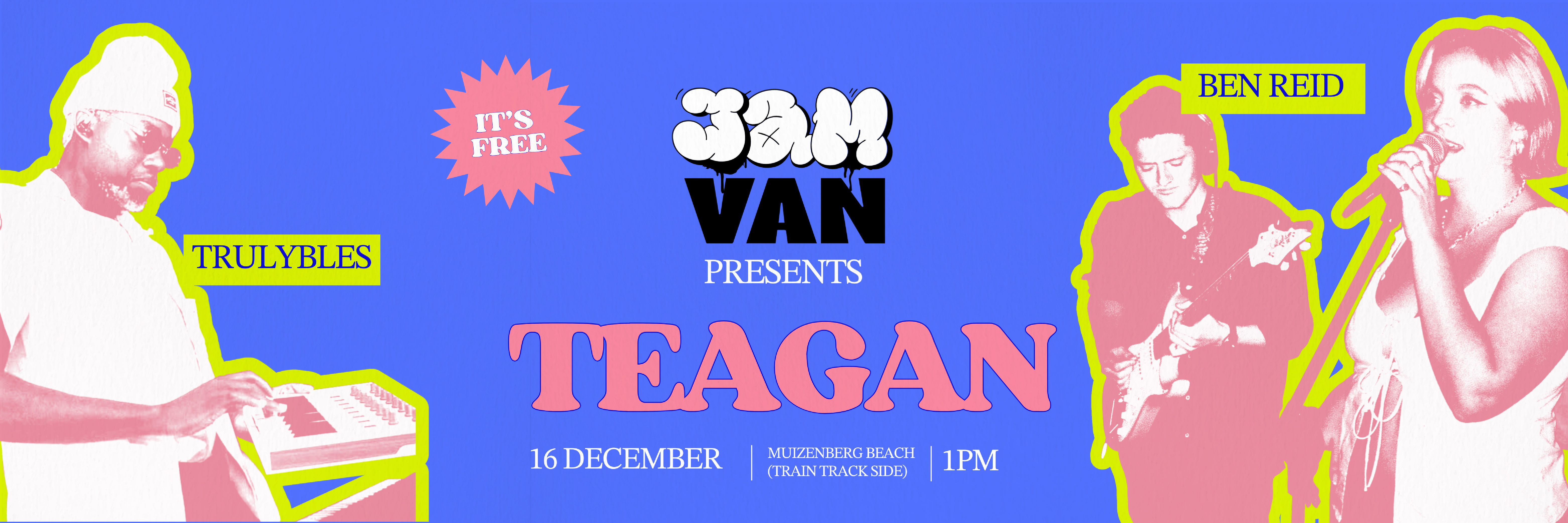 Book tickets for Jam Van presents: Teagan ft. Ben Reid & Trulbles