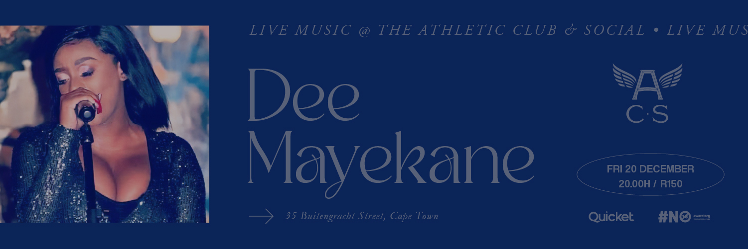 Book tickets for Dee Mayekane
