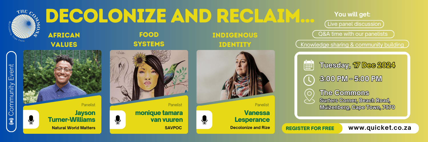 Book tickets for Decolonize and Reclaim